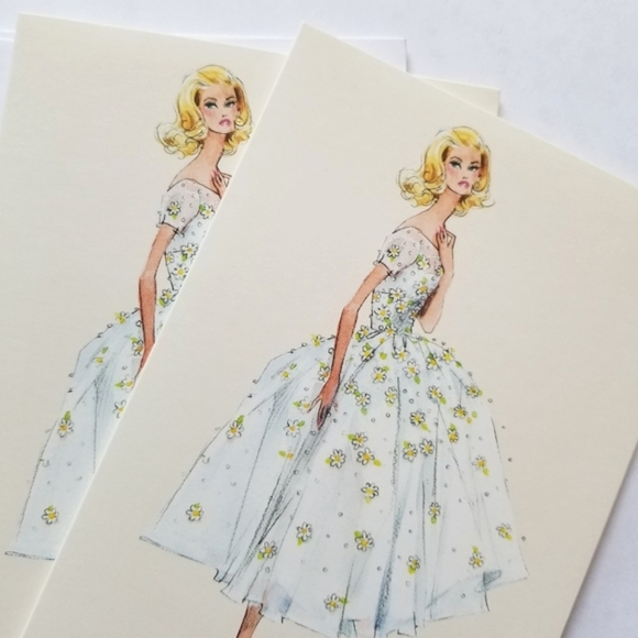 Barbie | Accessories | Barbie Notecards And Envelope Set By Robert Best ...